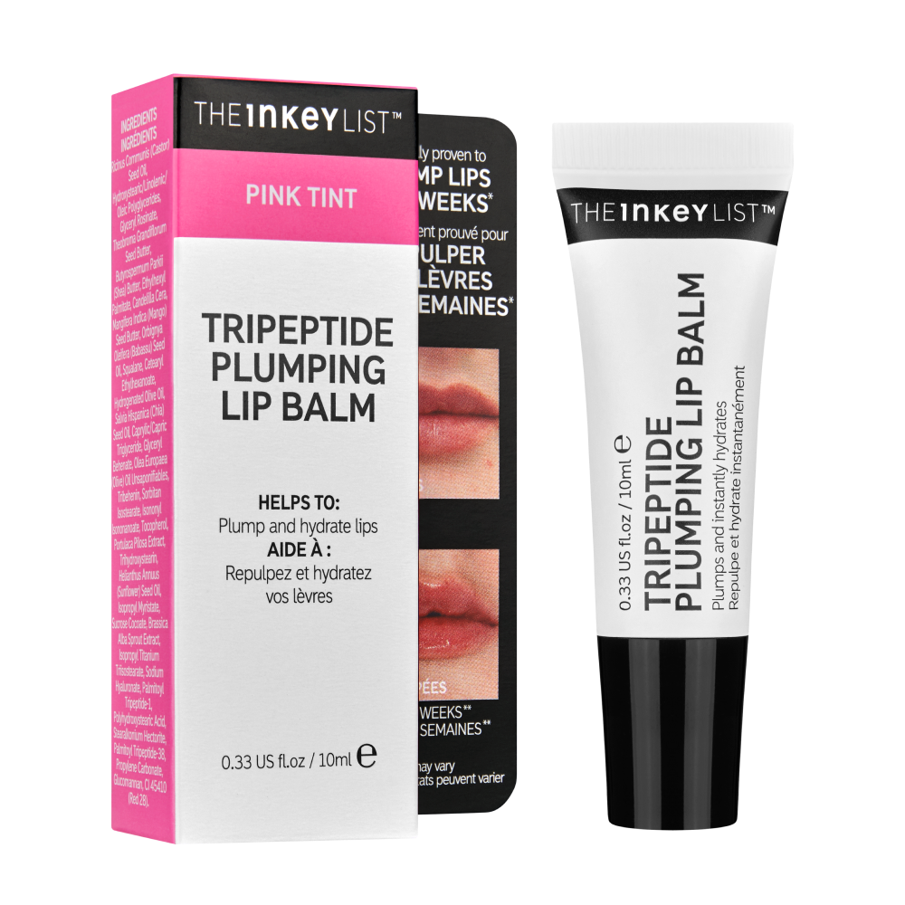 Volumizing Pink Lip Balm Pink Lip Tint The Inkey List