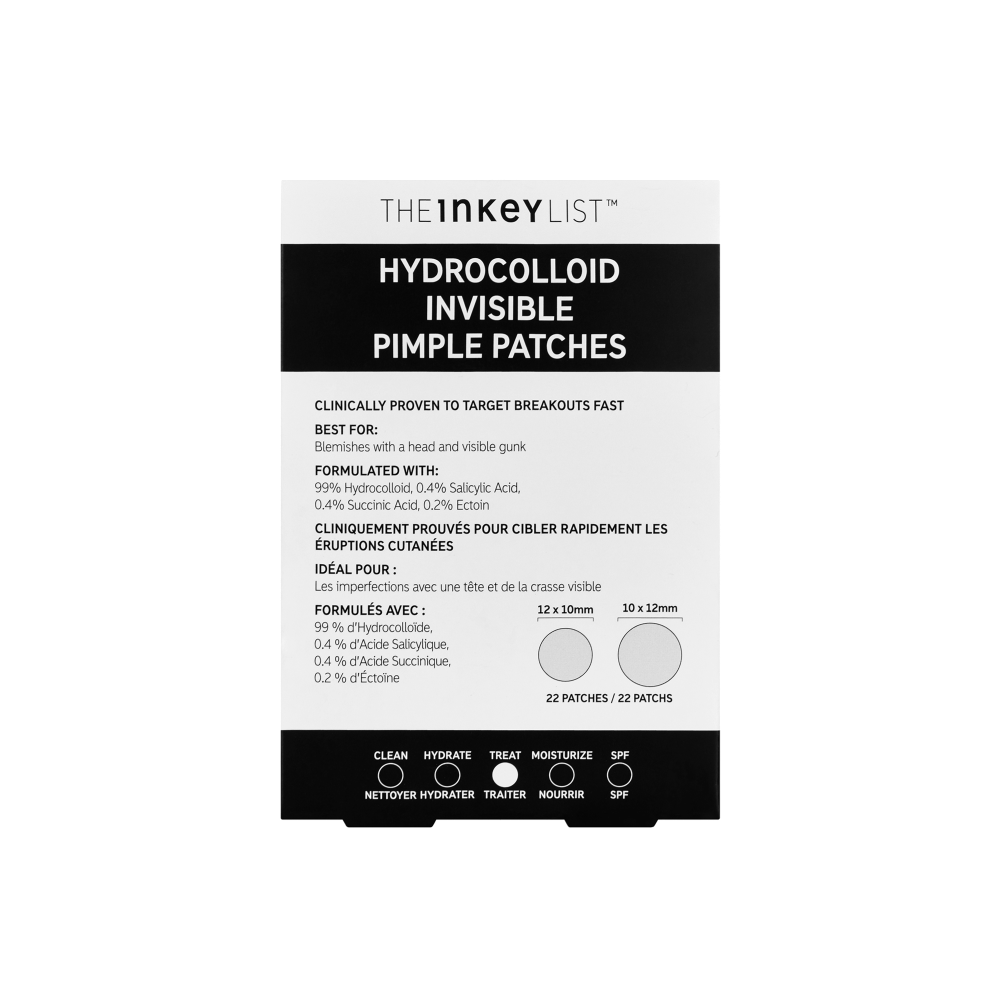 Hydrocolloid Invisible Pimple Patches The Inkey List